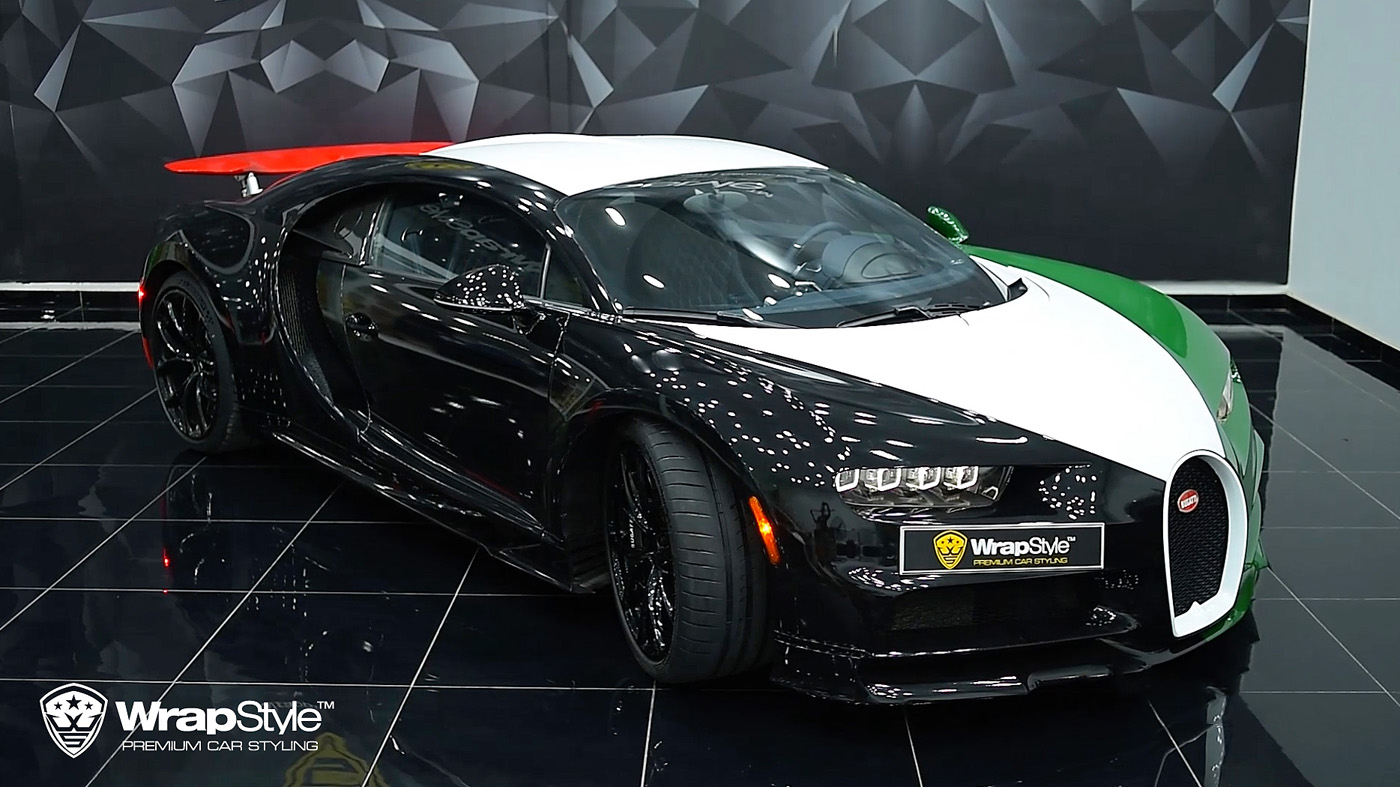 THE FIRST FULL-WRAP BUGATTI CHIRON - Car wrapping | Paint Protection ...